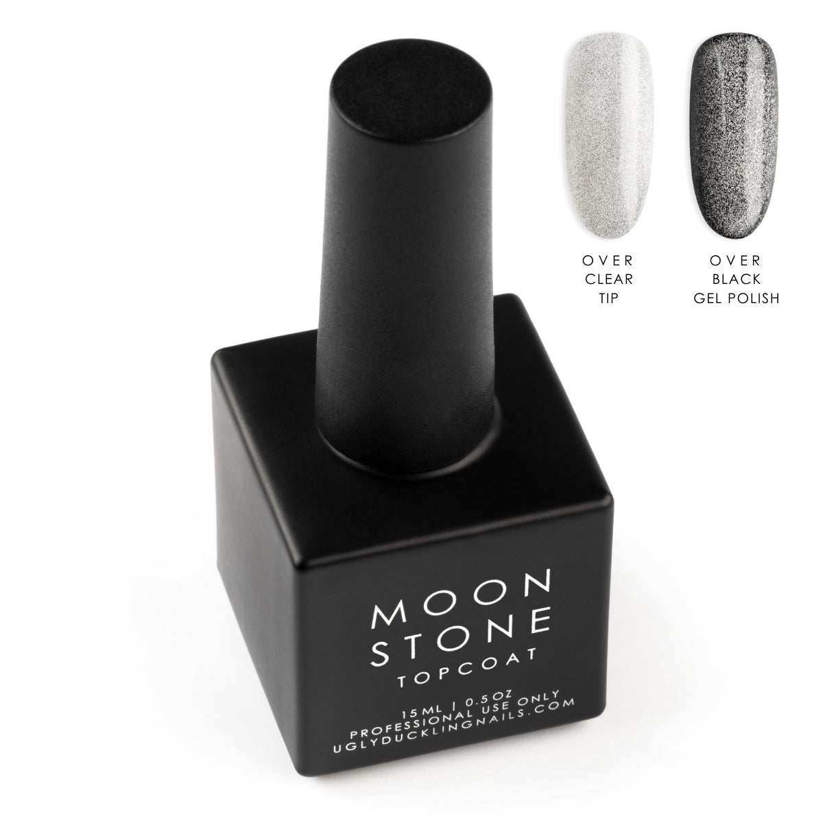 Ugly Duckling No Wipe Top Coat - Moonstone Cat Eye – Polished Pinkies Pro