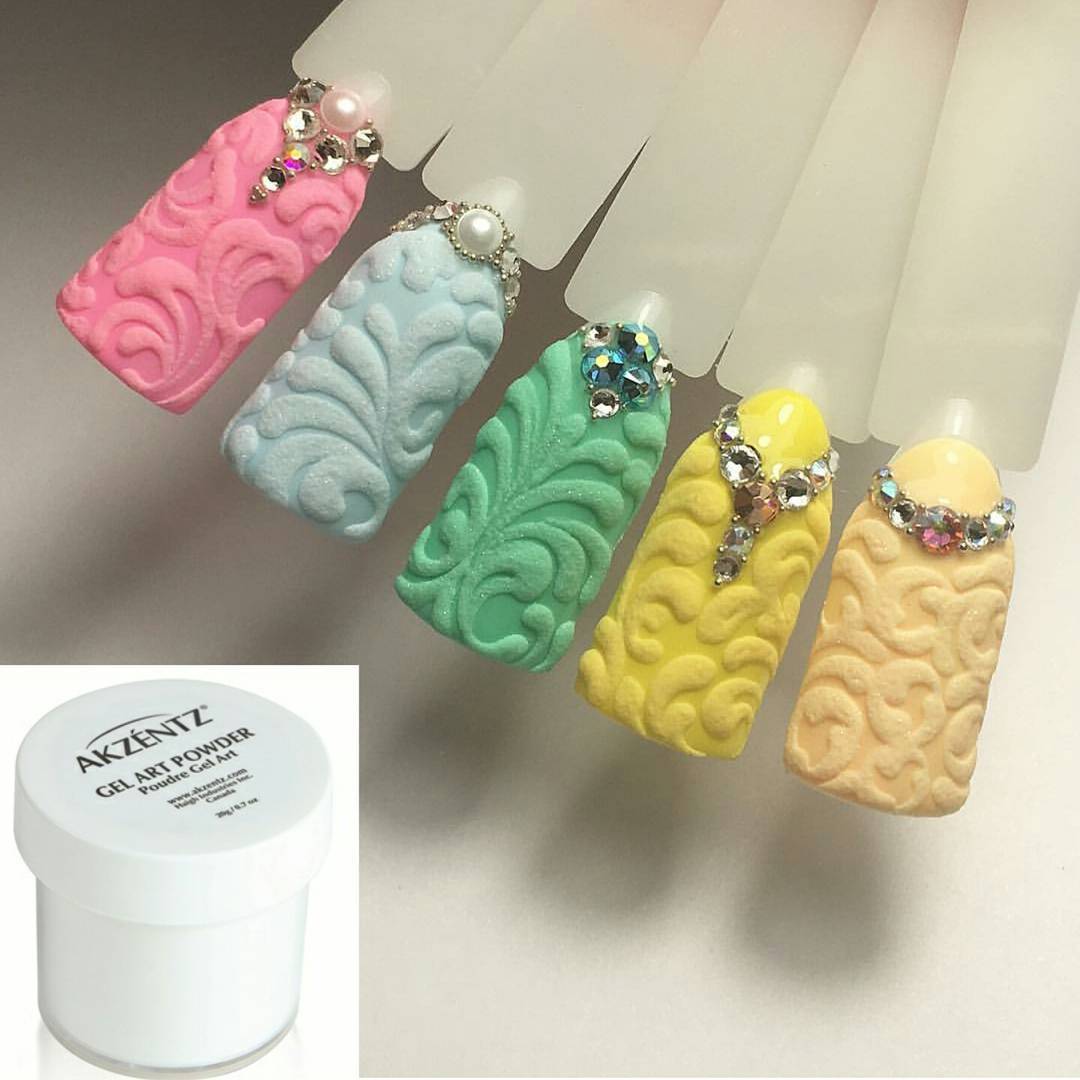 Akzentz 3D Gel Art Powder – Polished Pinkies Pro